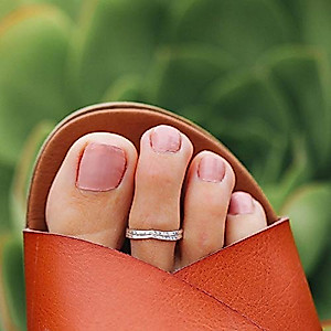 Pura Vida Silver Chevron Toe Ring - .925 Sterling Silver - Sizes 5-9