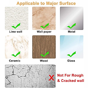 Door Stopper Wall Protector, Adhesive Bumper Protector, Reusable Rubber Door Stops from Door Knobs, Shock Absorbent Wall Shield for Door Handle (Clear-4 Pcs)