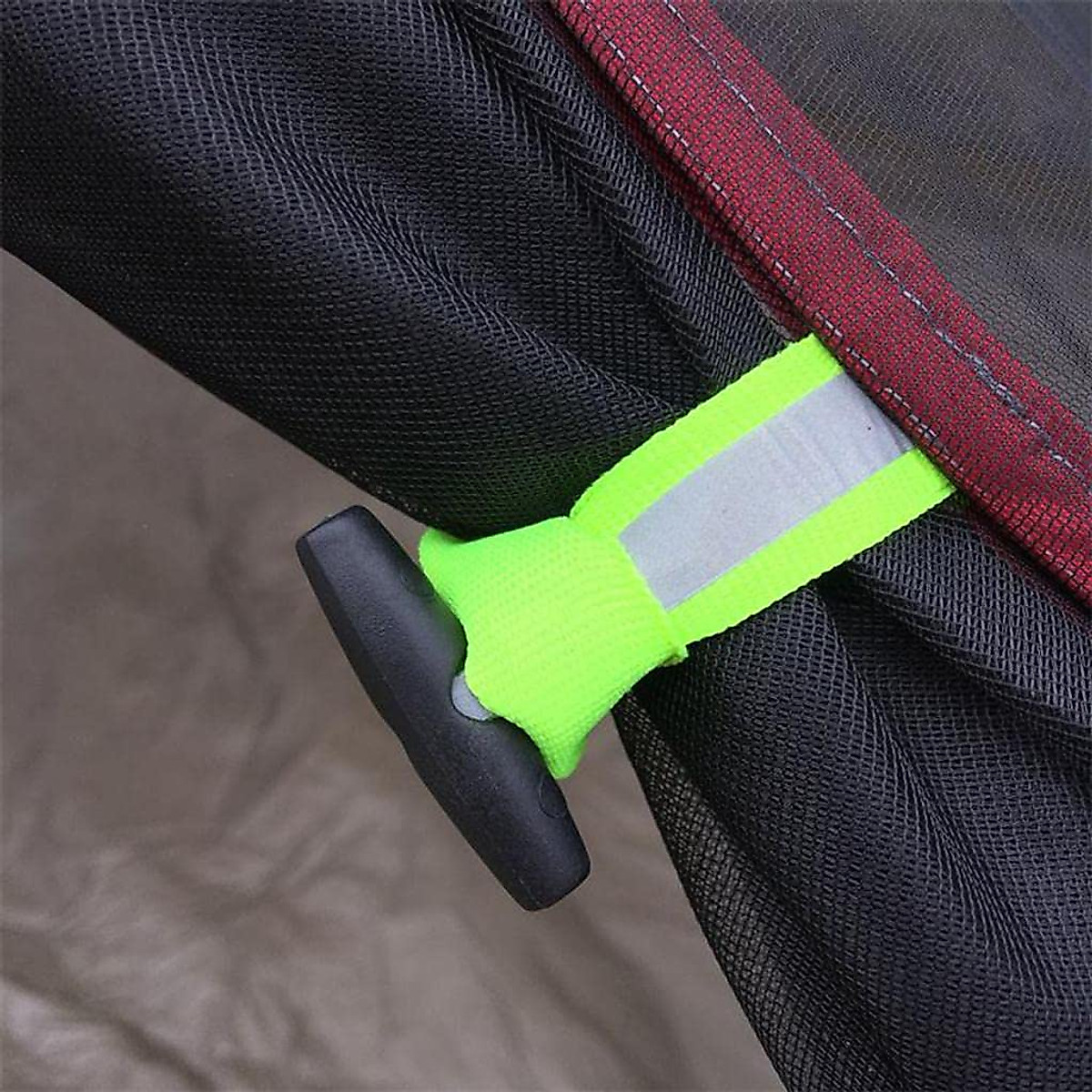 Baosity 20 pcs Camping Awning Tent Fly Roll Up Buckle Tent Inner Tent Duffle Toggle Stopper