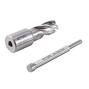 ACTOOL 9/16" Diameter × 1" Depth of Cut HSS ANNULAR Cutter with 3/4'' Weldon Shank