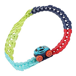 Race Track Playset Toy, Vehicle Track Playset Toy High Flexibility Free Twist for Home Use(46pcs)