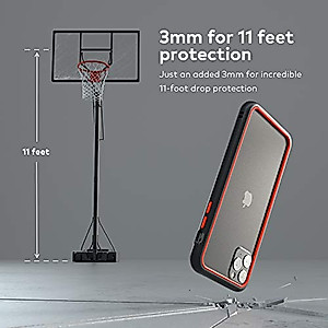 RhinoShield Bumper Case Compatible with [iPhone 11 Pro Max] | CrashGuard NX - Shock Absorbent Slim Design Protective Cover 3.5M / 11ft Drop Protection - Graphite