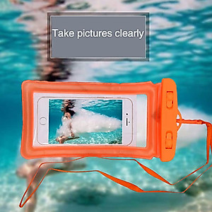 Universal Floating Waterproof Phone Pouch Holder, Dry Bag with Strap, Compatible with iPhone 13/12/11 Pro Max/Pro/8 Plus, Galaxy S22/S21/S20/S10/Note 20/10/9 up to 6.7" (Green)