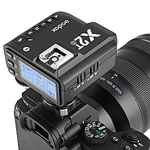 Godox X2T-S TTL Wireless Flash Trigger for Sony, Bluetooth Connection, 1/8000s HSS, 5 Separate Group Buttons, Relocated Control-Wheel, New Hotshoe Locking, New AF Assist Light