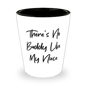 Unique Niece, There's No Buddy Like My Niece, Best Shot Glass For Niece From Aunt