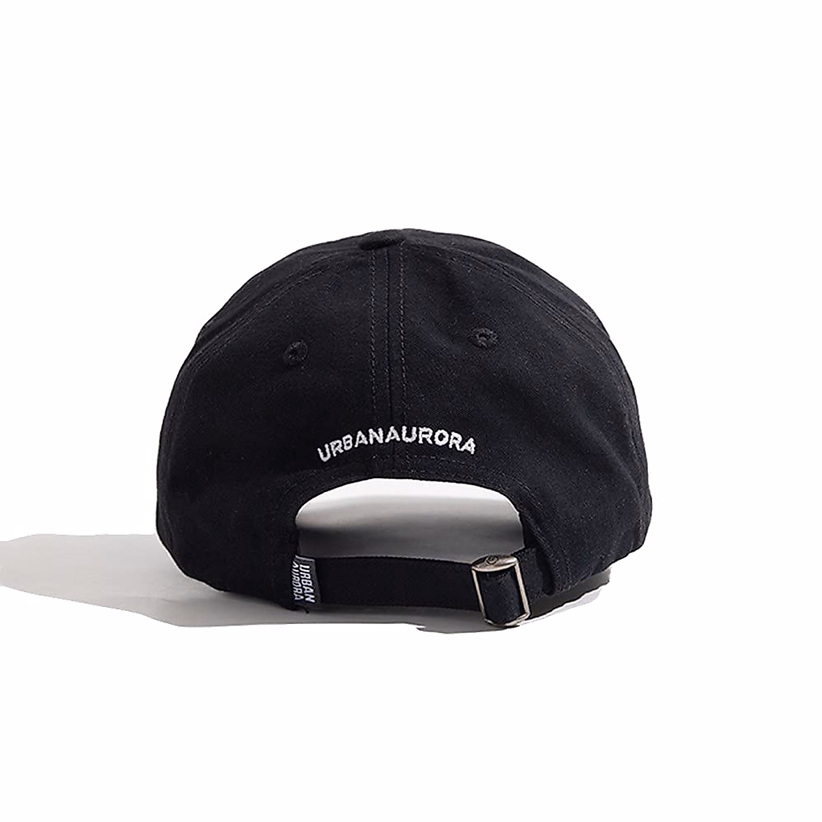 CLAPE Polo Style Baseball Cap Cotton Made Adjustable Fits Men Women Low Profile Unconstructed Dad Hat Cap (BC08-Black)