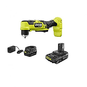 RYOBI 18V ONE+ HP Brushless Compact Right Angle Drill Kit - PSBRA02K