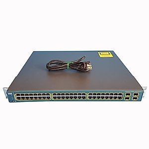 Cisco WS-C3560G-48PS-S 48-Port PoE 3560G Gigabit Switch (Renewed)