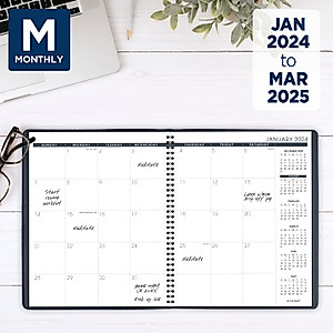 AT-A-GLANCE 2024 Monthly Planner, 9" x 11", Large, Navy (702602024)