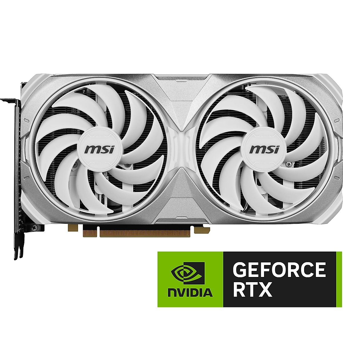 MSI Gaming GeForce RTX 4070 Ti 12GB GDRR6X Extreme Clock: 2655 MHz 192-Bit HDMI/DP Nvlink Tri-Frozr 3 Ada Lovelace Architecture Graphics Card (RTX 4070 Ti Ventus 2X White 12G OC)