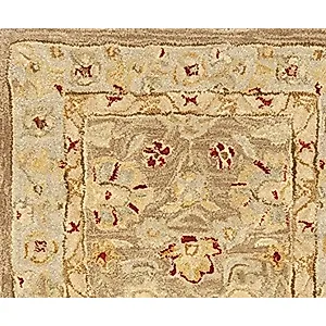 SAFAVIEH Anatolia Collection Accent Rug - 2' x 3', Tan & Ivory, Handmade Traditional Oriental Wool, Ideal for High Traffic Areas in Entryway, Living Room, Bedroom (AN522B)