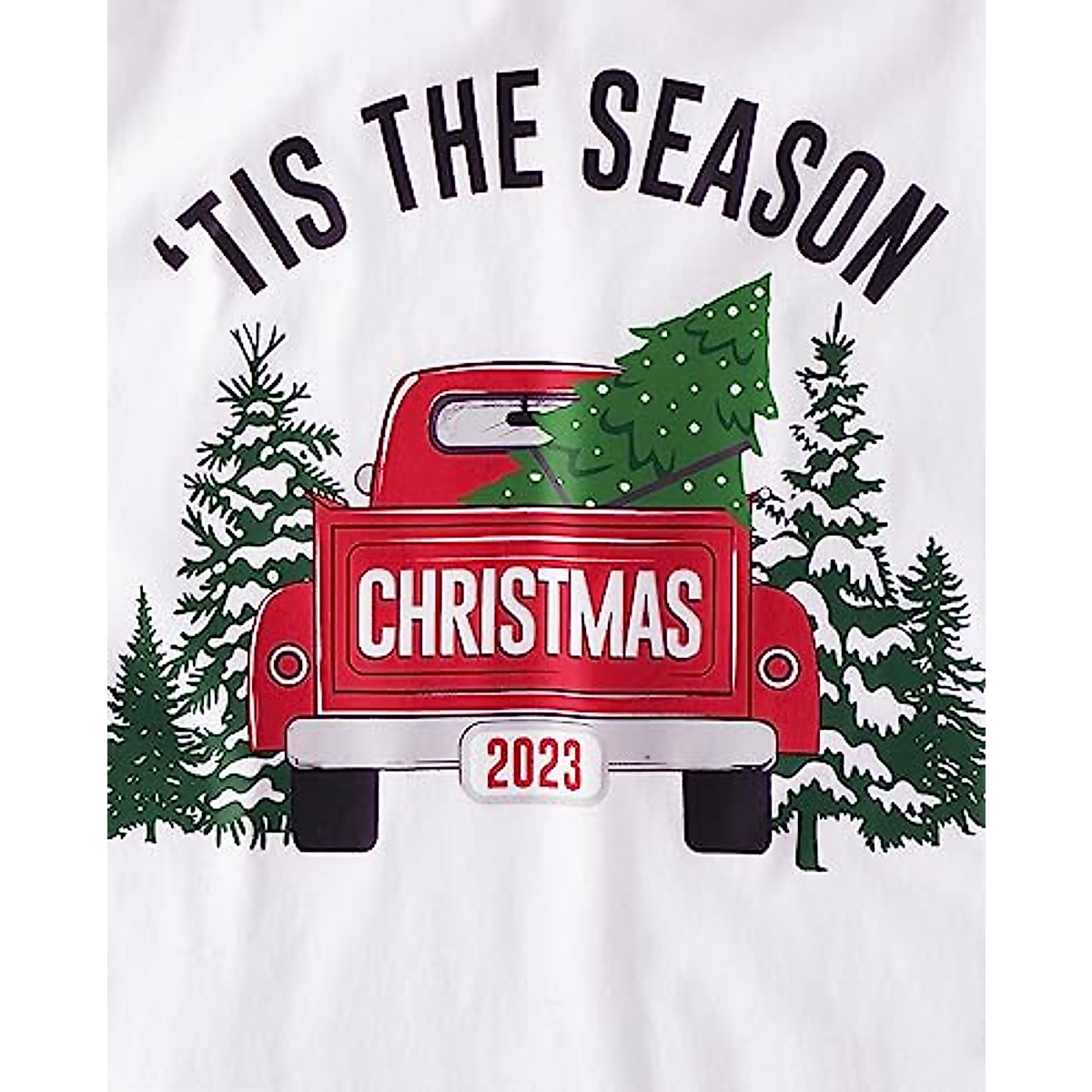 The Children's Place,Family Matching, Christmas Pajama Sets. Fleece,RUBY,Large (10/12)