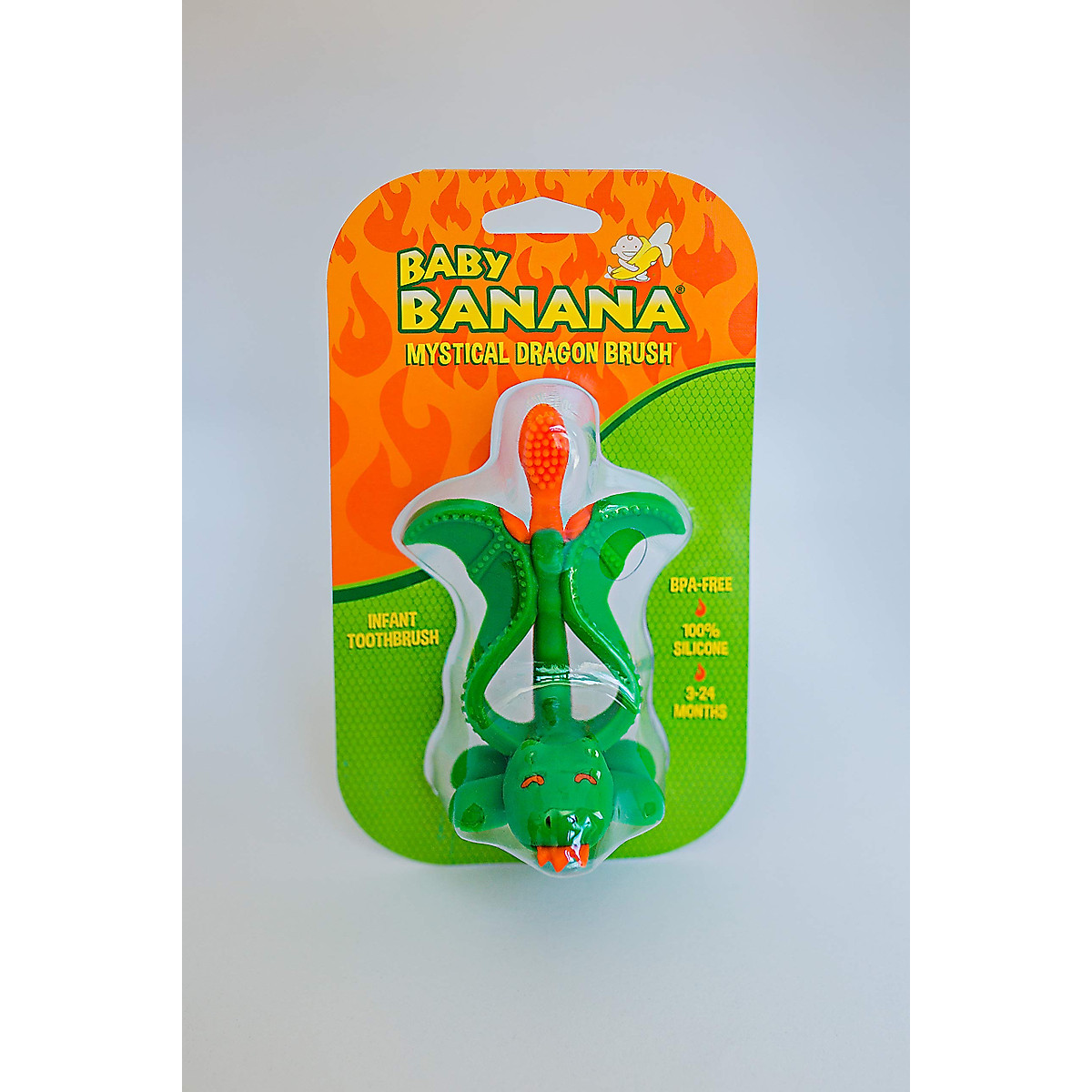 Baby Banana - Mystical Dragon Toothbrush, Training Teether Tooth Brush for Infant, Baby, and Toddler