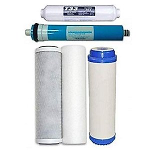 CFS COMPLETE FILTRATION SERVICES EST.2006 Universal 5 Stage Reverse Osmosis Replacement Filter Set with 75 GPD Membrane, Hague WATERMAX H5000