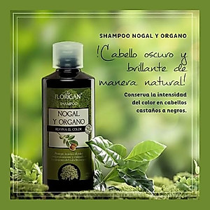 Florigan Natural Herbal Black Color Protection Shampoo Nogal y Organo 500ml