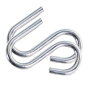 BNYTXV 2pcs Stainless Steel S Shape Hammock Hook for Hanging Art and Decorations