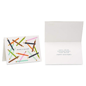 Papyrus Birthday Card Assortment, Balloons and Candles (3-Count)