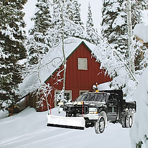 SEASAIL Snow Plow Blade Guides 27'' Extended Markers with Accessories Fit for Boss Blizzard SNO-Way Western Snow plows 62265 Red Eye Catching