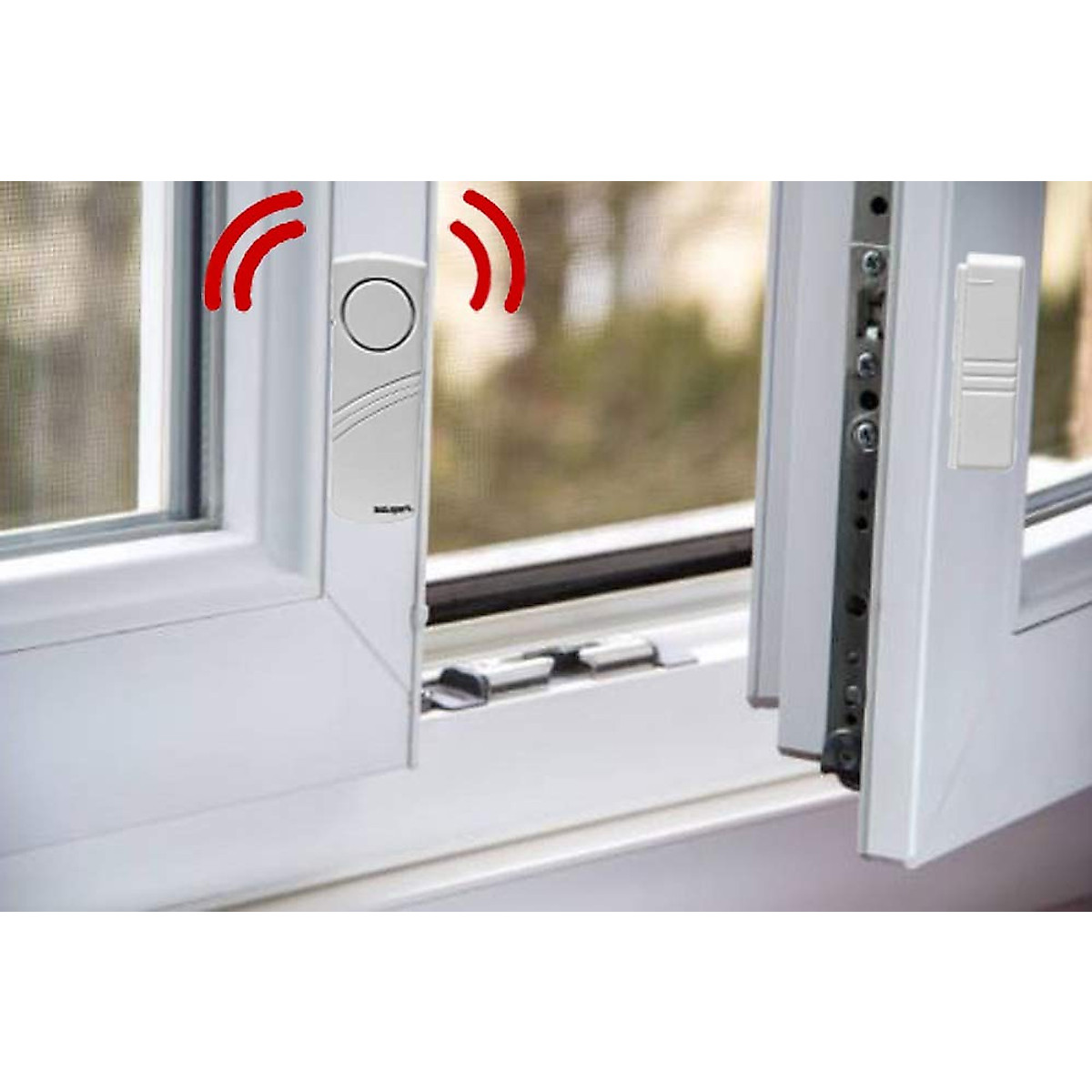 Instapark IN03C Home Security Window Door Magnetic Sensor Alarm, 4-Pack