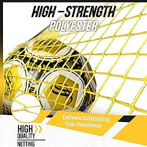 PodiuMax 2 in 1 Pop Up Soccer Goal - Indoor Outdoor Soccer Target Net for Improving Passing and Shooting Accuracy | Portable with Carrying Bag