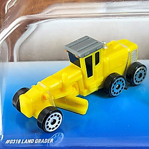 Micro Machines 2021 Series 6 Starter Pack #22 Micro Construction - Land Grader, Asphalt Roller, Skid Loader