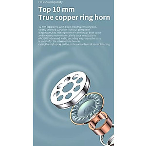 Wireless Earbuds, Bluetooth Ear Buds HiFi Stereo Sound Deep Bass Headphones with LED Charging Case for T-Mobile REVVL 6 Pro Touch Control, Noise Cancelling Mic, IPX7 Waterproof Earphones