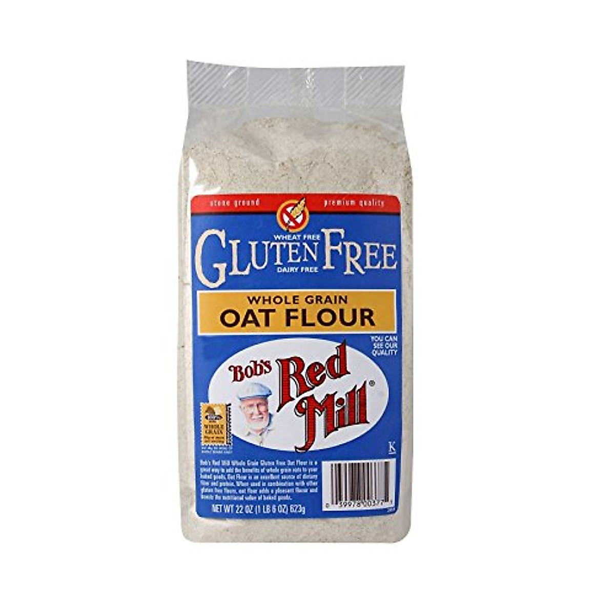Bob's Red Mill Gluten Free Oat Flour, 1.37 Pound (Pack of 4)