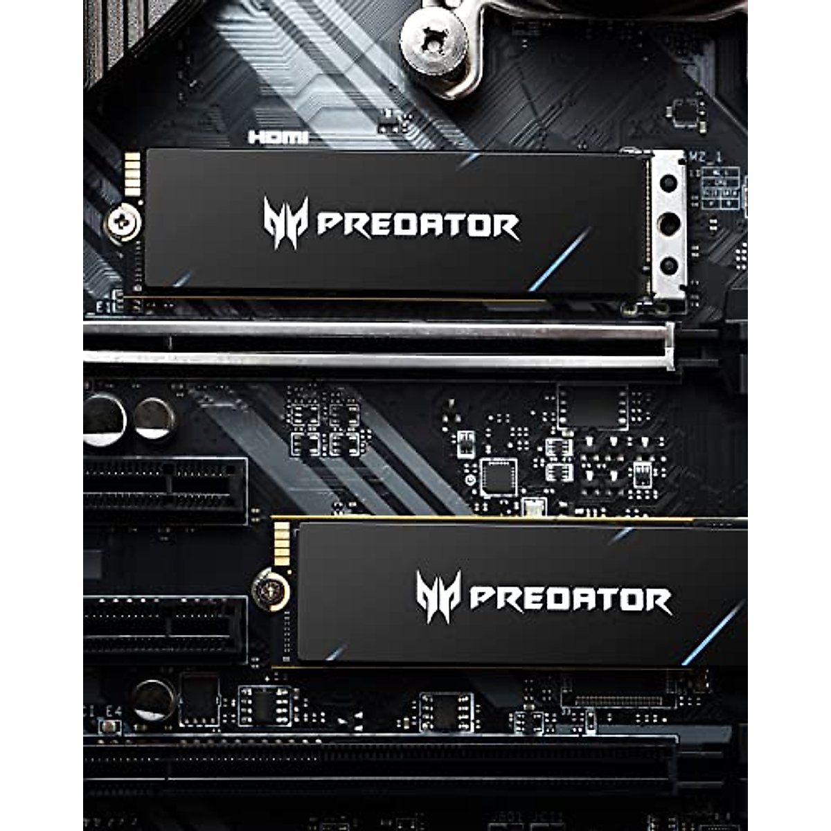 acer Predator GM7000 2TB NVMe Gaming SSD - M.2 2280 PCIe Gen4 (16 Gb/s) x 4, 3D TLC NAND PC Internal Solid State Hard Drive with DDR4 DRAM Cache Up to 7400 MB/s - BL.9BWWR.106