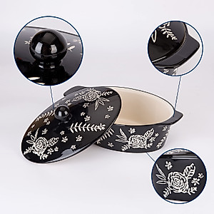 Wisenvoy Casserole Dish With Lid Casserole Dish Casserole Dishes For Oven Baking Dishes For Oven Ceramic Baking Dish