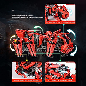 Zcciss Walking Tank (Hexapod) Robot MK-Hexa 20005 Building Kit;Awesome Programmable Engineering Mechanical Military Walker Toy Model Set