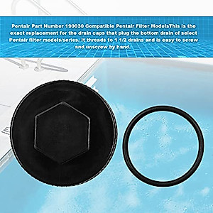 PERTF Filter Drain Plug 190030 Compatible with Pentair Pool and Spa Filter FNSP60 FNSP48 FNSP24 FNSP36 Parts