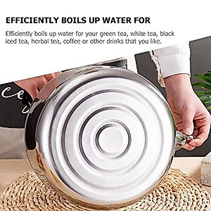 Whistling Tea Kettle Sound Water Kettle Stovetop Teapot Water Kettle Boiling Kettle Stainless Water Boiler for Gas Stove Stovetop 3L