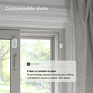 ecobee SmartCamera with Whole Home Sensors Bundle with ecobee Smart Camera Indoor WiFi Security Camera, 2 Pack SmartSensor for Doors & Windows, and ecobee SmartSensor 2 Pack. Smart Home - Compatible with ecobee Smart Thermostats for Home, Wifi Contact Sen