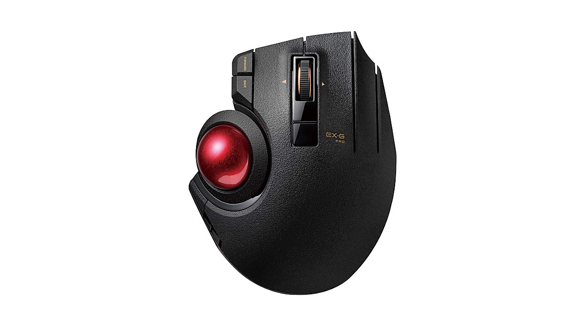 ELECOM EX-G Pro Trackball Mouse - Ergonomic & Versatile