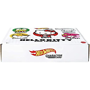 Hot Wheels Sanrio Character Car 5-Pack, Toy Cars in 1:64 Scale: Hello Kitty, Keroppi, Gudetama, Cinnamaroll & My Melody