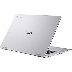 ASUS Chromebook 17.3" FHD Laptop Computer, Intel Celeron N4500 Processor up to 2.8GHz, 4GB LPDDR4 RAM, 32GB eMMC, WiFi 6, Bluetooth 5.2, Webcam, Transparent Silver, Chrome OS, ipuzzle Type-C HUB