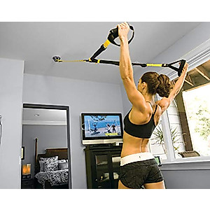 Kesen 2Pcs Wall And Ceiling Mount Bracket For Aerial Yoga Suspension Straps Gymnastic Rings Swings Hammock Resistance Band Battle Rope Mount