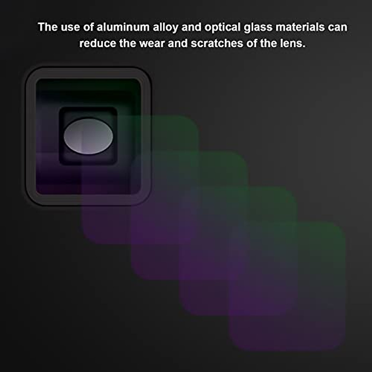 1.33X Anamorphic Lens for iPhone for Android, Wide Screen Deformation Filmmaking Lens, Video Maker Universal Optical Phone Lens