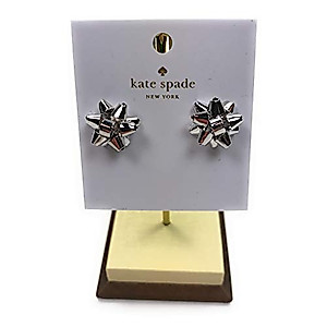 Kate Spade New York Bourgeois Bow Stud Earrings Silver O0RU1069