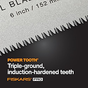 Fiskars PowerTooth Folding Detail Pull Saw (6 in.)