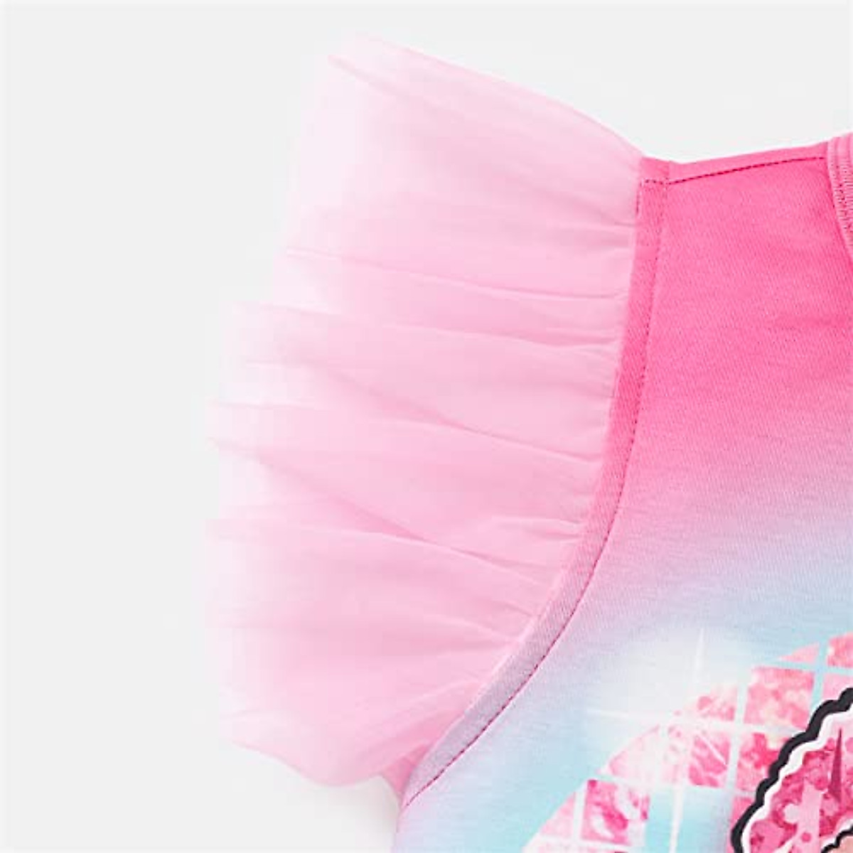 L.O.L. Surprise! Kid Girl 2pcs Tee and Print Shorts Set Pink Kids: 6-7 Years