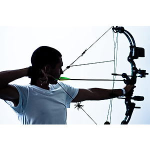 Archerest 4-Inch Shield Cut Vanes, Archery Arrow Fletches Right Wing for Wood, Fiberglass, Carbon Arrows and DIY Cosplay Fletching Accessories (20-Pack) (Pure, White)