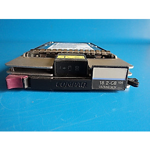 Compaq 18.2GB 10K U3 SCSI HDD, BD018635C4, 180726-002, MAJ3182MC, CA05668-B33600DL, 152190-001 W/Tray