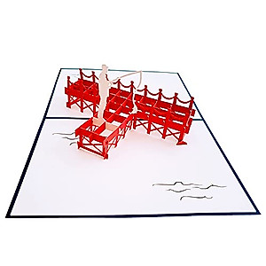 iGifts And Cards Fisherman 3D Pop Up Greeting Card - Happy Birthday Dad, Gone Fishing Retirement, Fathers Day Fishing, Thank You Fisherman, Get Well Grandpa, Son, Friend - 5x7