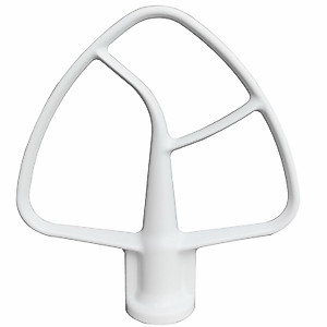 Replacement K45B Coated Flat Beater for Kitchenaid Stand Mixer, Compatible with 4.5 QT Tilt-Head Stand Mixer KSM90,K45
