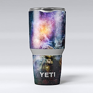 Design Skinz Rust and Bright Neon Colored Stary Sky - Skin Decal Vinyl Wrap Kit Compatible with The Yeti Rambler Cooler Tumbler Cups