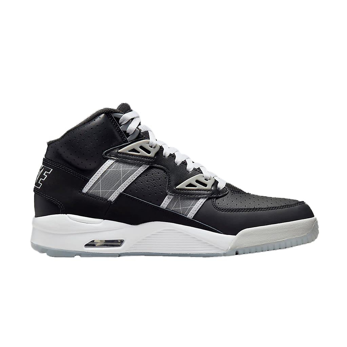 Nike Mens Air Trainer SC High DZ4405 001 Raiders - Size 9 Black/Grey-White