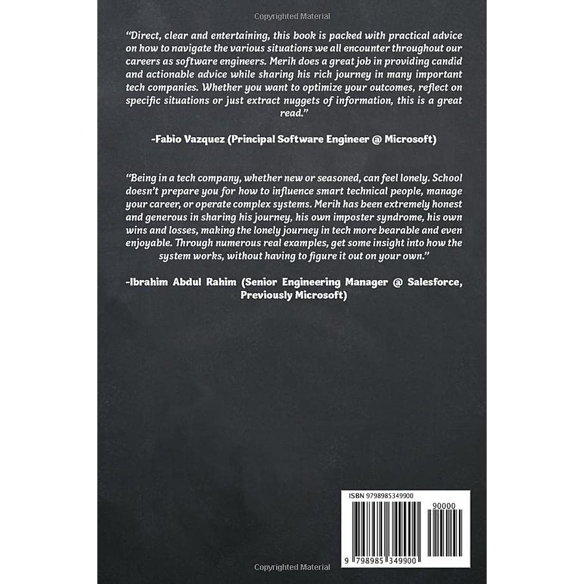 Engineers Survival Guide: Advice, tactics, and tricks After a decade of working at Facebook, Snapchat, and Microsoft