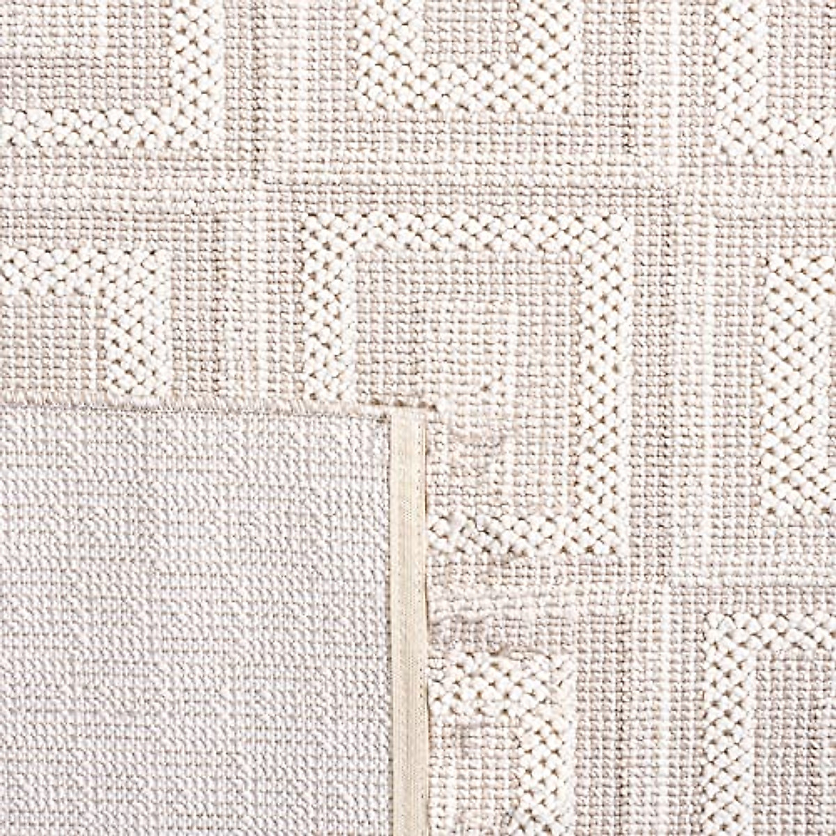 Safavieh Trends Collection 9' x 12' Beige/Ivory TRD106B Modern Contemporary Textured Area Rug