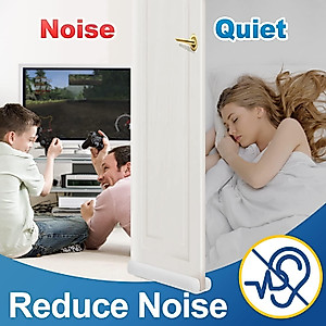 MAXTID Under Door Draft Stopper - Seal Gap 36' Adjustable | Weather Stripping Noise Blocker